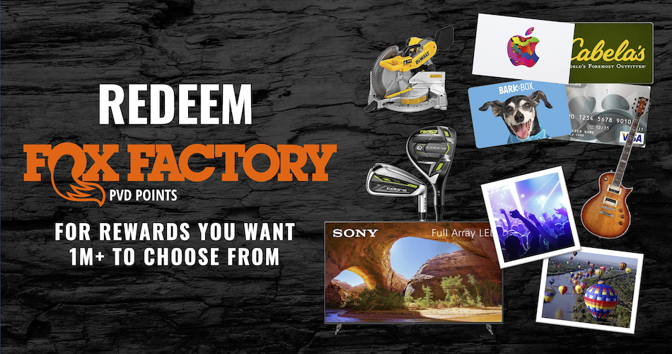Home | Fox Factory PVD Rewards