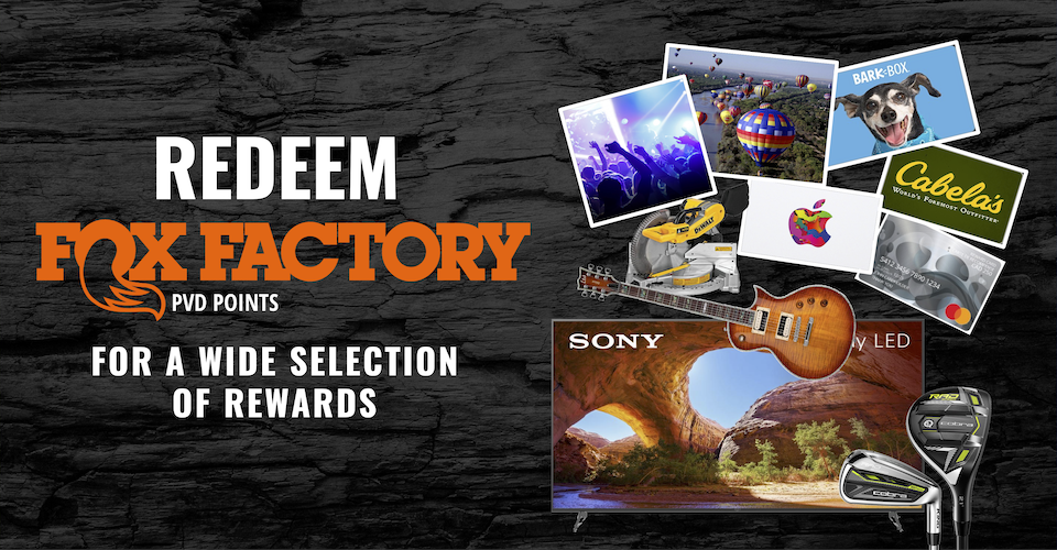 Home | Fox Factory PVD Rewards